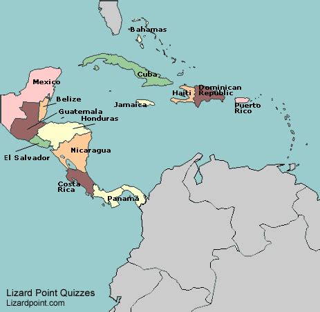Test Your Geography Knowledge Caribbean Large Islands Quiz Lizard
