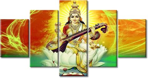 Tumovo 5 Piece Wall Decorations For Living Room Saraswati
