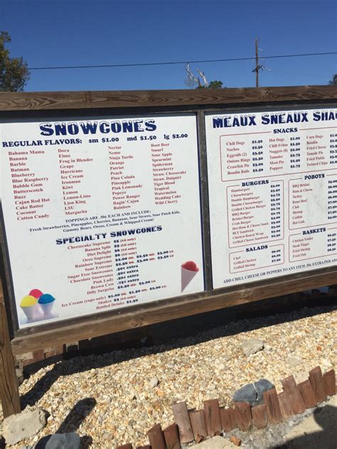 Meaux Sneaux Shack Snow Cones And More Da Stylish Foodie