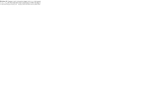 solved problem 19 suppose m and n are positive integers