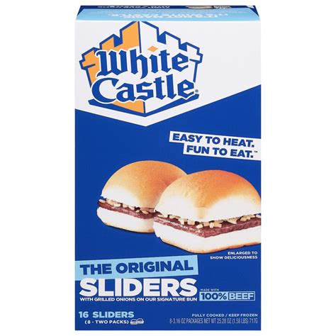 White Castle Original Sliders 16 Ct 2528 Oz Frys Food Stores