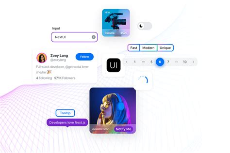 Nextui A Fancy Interface Library For React And Nextjs Projects