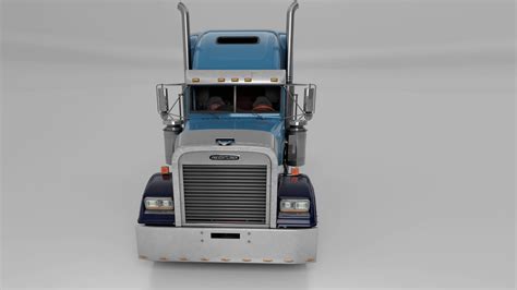 Freightliner Fld 132 Classic Xl 3d Model Cgtrader