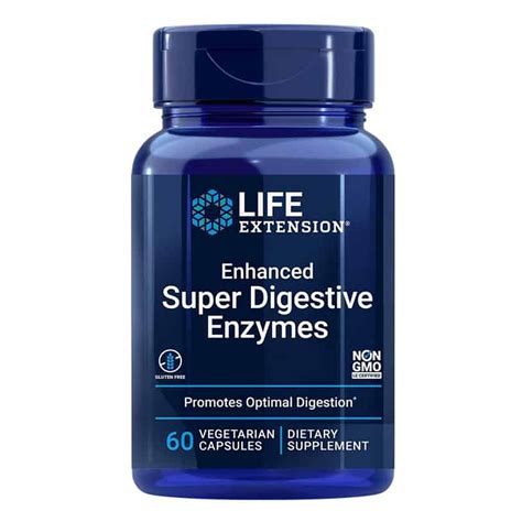 Life Extension Enhanced Super Digestive Enzymes Health Nut Vitamin