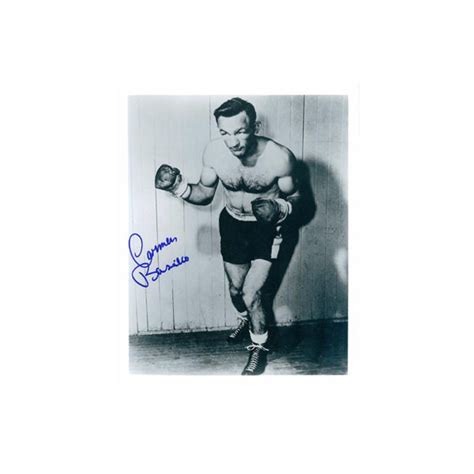 Carmen Basilio Signed Photo Spboxing Seidman Productions