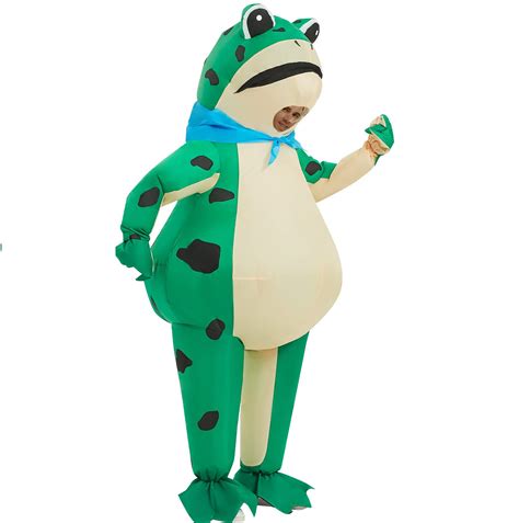 Cysudo Inflatable Frog Costume Halloween Funny Full Body