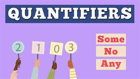 Quantifiers O Que São Quais São E Para Que Servem Inglês