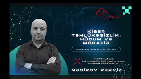 Tryhackme Azərbaycan Dilində Iintro To Offensive Security Youtube