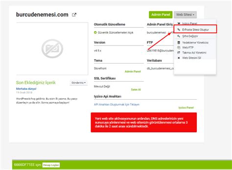 E Ticaret Hosting Web Sitesi Ve E Posta Sitesi Nasıl Açılır Türkiye