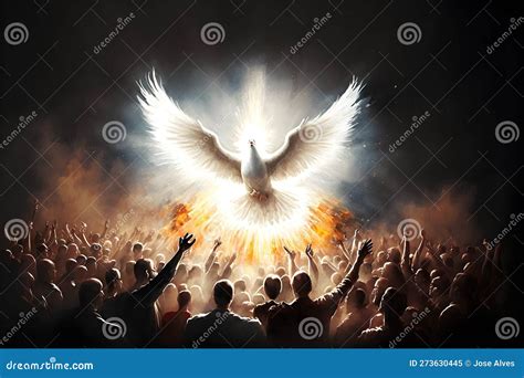 Holy Spirit Arrival On Pentecost Stock Illustration Illustration Of