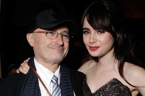 Lily Collins Didnt Know Phil Collins Songs Were Real Before First