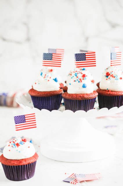 July 4th Red Velvet Cupcakes The Cake Chica
