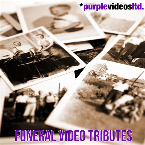 Funeral Video Tributes Photo Montages Memorial Slideshows Purple