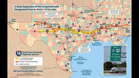 Highway Coalition Three State I 14 Expansion Bill Introduced