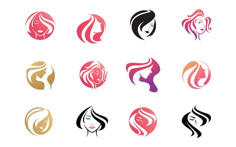 Beauty Women Long Hair Style Icon Graphic By Bigbang · Creative Fabrica