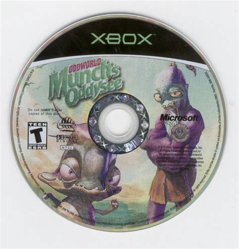 Oddworld Munchs Oddysee Cover Or Packaging Material Mobygames