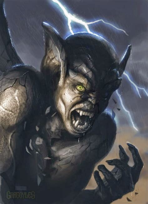 The Dork Review Fan Art For Disneys Gargoyles By Immar Palomera