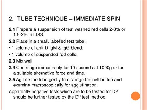 Ppt Weak D Testing D U Powerpoint Presentation Id 570777