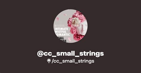 Cc Small Strings Listen On Spotify Linktree