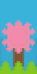Cherry Blossom Tree Minecraft Banner