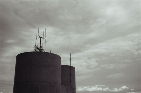 Column With The Antenna Antenna Column