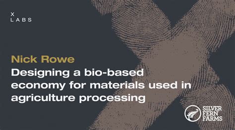 Designing A Bio Based Economy For Materials Used In Agriculture
