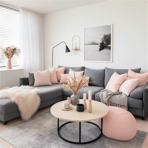 Pink Cushion Ideas To Add A Splash Of Color To Your Grey Sof