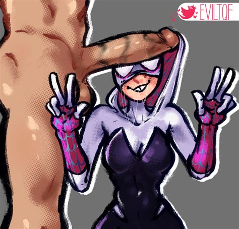 Rule 34 Cum Eviltqf Frackles Gwen Stacy Gwen Stacy Spider Verse