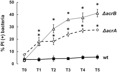 Both The Acrb And Acra Components Contribute To Survival Of Lf82 Within