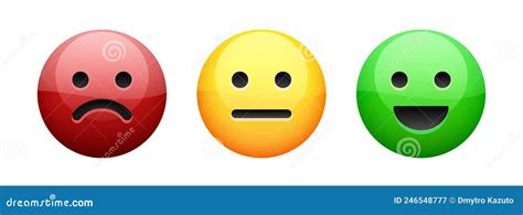 Likert Scale Rating Scale Or Pain Scale In The Form Of Emoticons