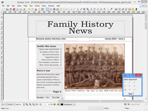 Scribus Adds Image Alignment Script Refines Pdf Export Options