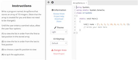 Solved Arraydemocs Instructions Write A Program Named