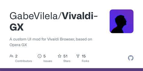 github gabevilela vivaldi gx a custom ui mod for vivaldi browser