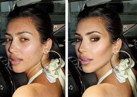 Kim Kardashian Paper Unphotoshopped