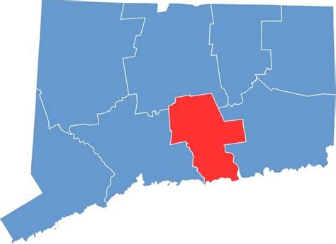 Middlesex County Map Connecticut Us County Maps