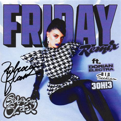 Rebecca Black Friday Remix Cd Signed Single Limited Edition