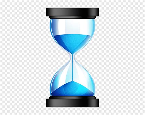 Hour Glass Hourglass Sands Of Time Icon Blue Timer Glass Blue Png