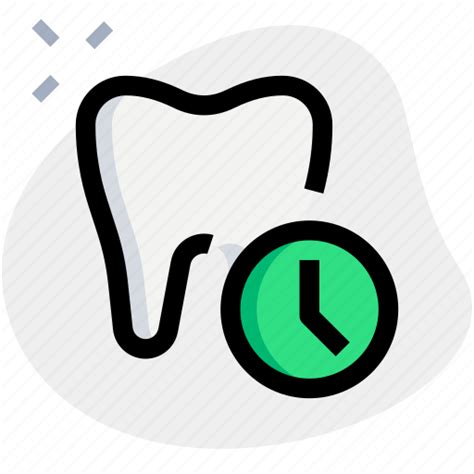 Tooth Time Clock Dentist Icon Download On Iconfinder