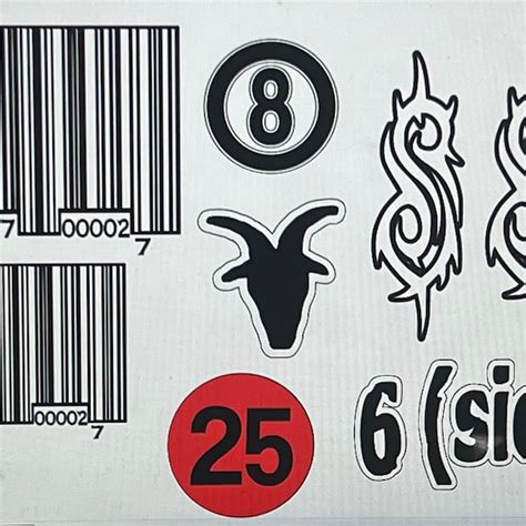 Slipknot Patch Barcode Etsy