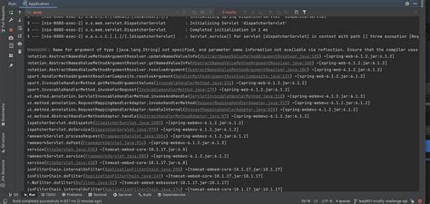 Springboot Name For Argument Of Type Not Specified And Parameter Name Information Not