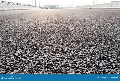 Close Up New Asphalt Road Stock Image Image Of Covering 53052373