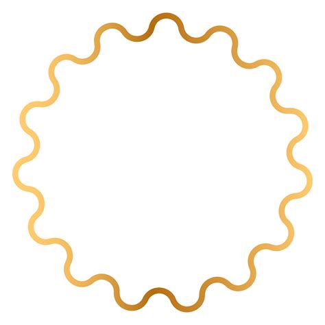 Golden Circle Frame Border Clipart 41271316 Png