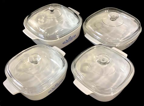 Lot 5pc Corning Bakeware