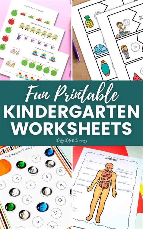 Kindergarten Fun Worksheets Free Printable A Z Letter Find Alphabet