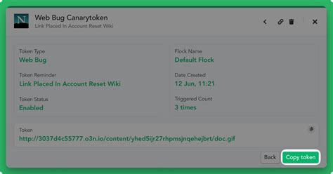 How Do I Create A Web Bug Canarytoken Thinkst Canary