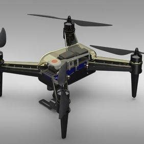 6旋翼无人机 3d模型 免费下载 爱给网
