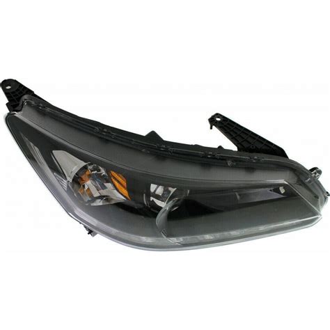 Honda Accord Sedan Head Lamp Passenger Side Halogen With Led Drl 35l