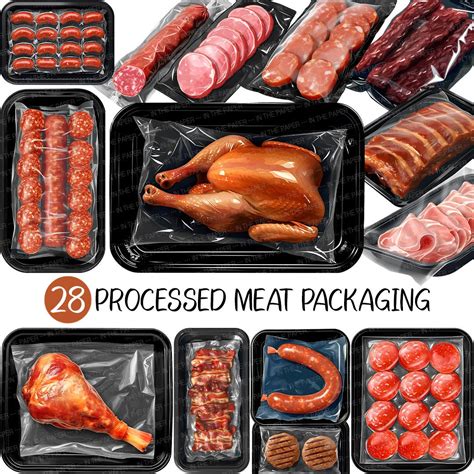 Processed Meat Packaging Png Market Plastic Polyethylene Bacon Beef