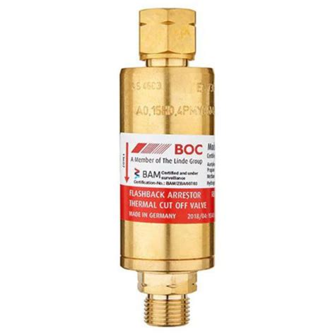 Flashback Arrestor Regulator End High Flow Fuel Gas Twl Nz