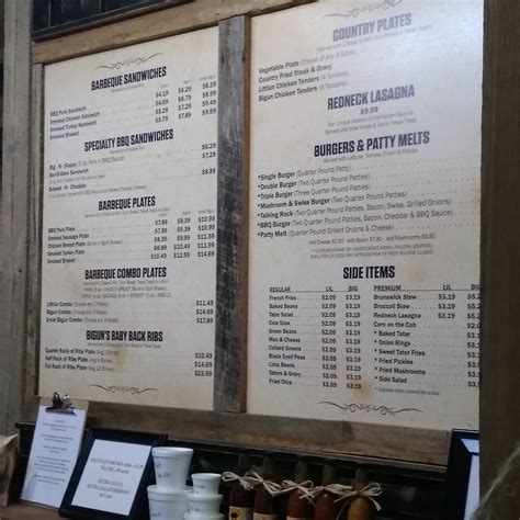 Biguns Barbeque Talking Rock Menu Prices And Restaurant Reviews